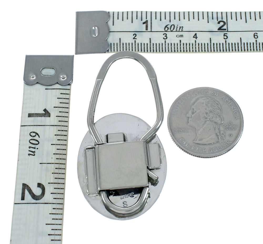 Native American Authentic Sterling Silver Lapis Key Chain X10984 ...