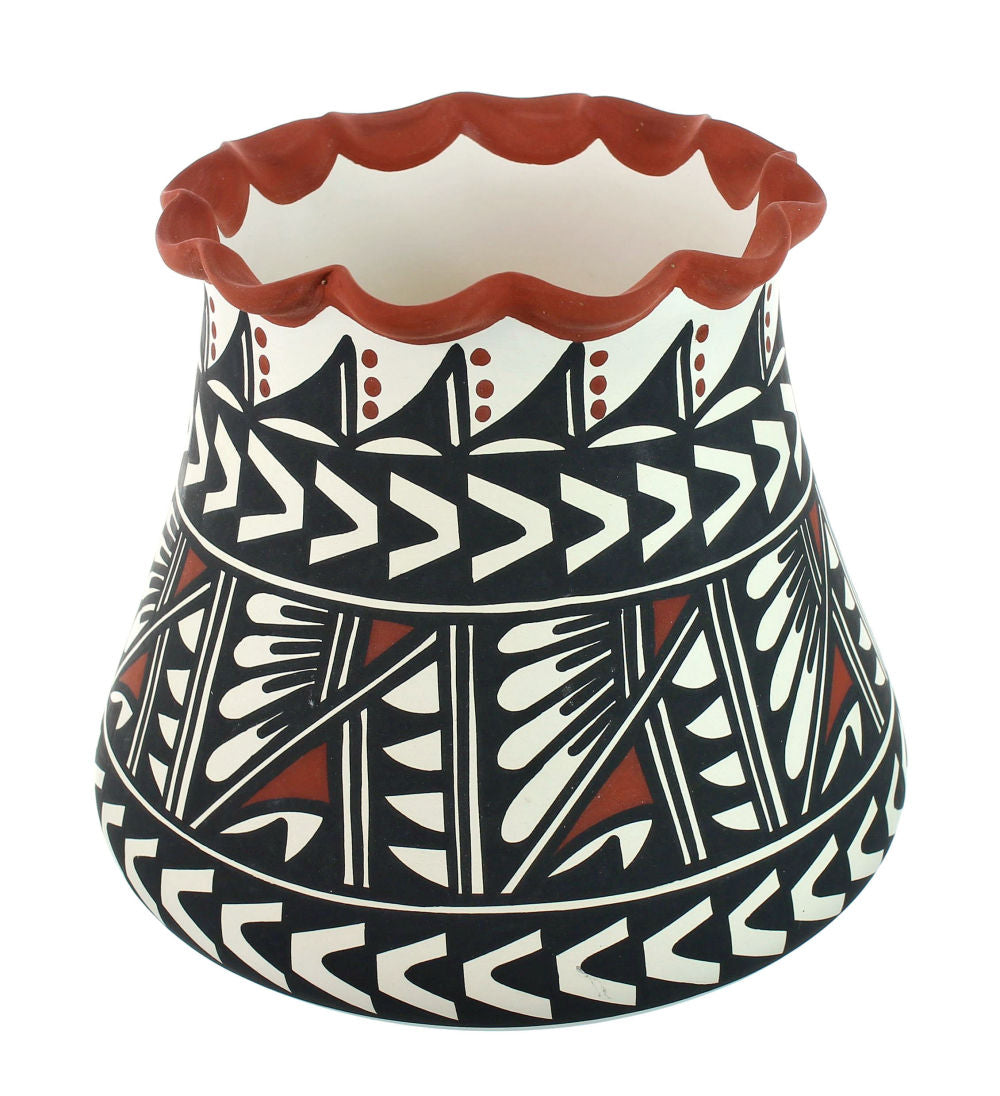 Native American Hand Crafted Acoma Pottery By Artist L. Vallo NN20027 ...