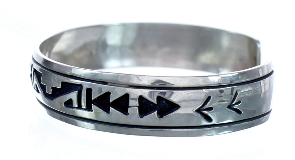 Authentic Sterling Silver Navajo Cuff Bracelet JX123844 ...